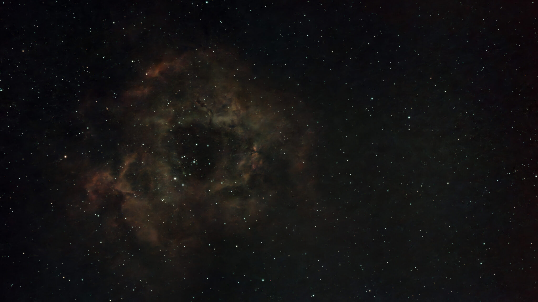 Rosette Nebula Processing Examples – Michael Verdi
